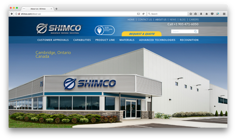 A fresh new look for Shimco’s Website | Shimco